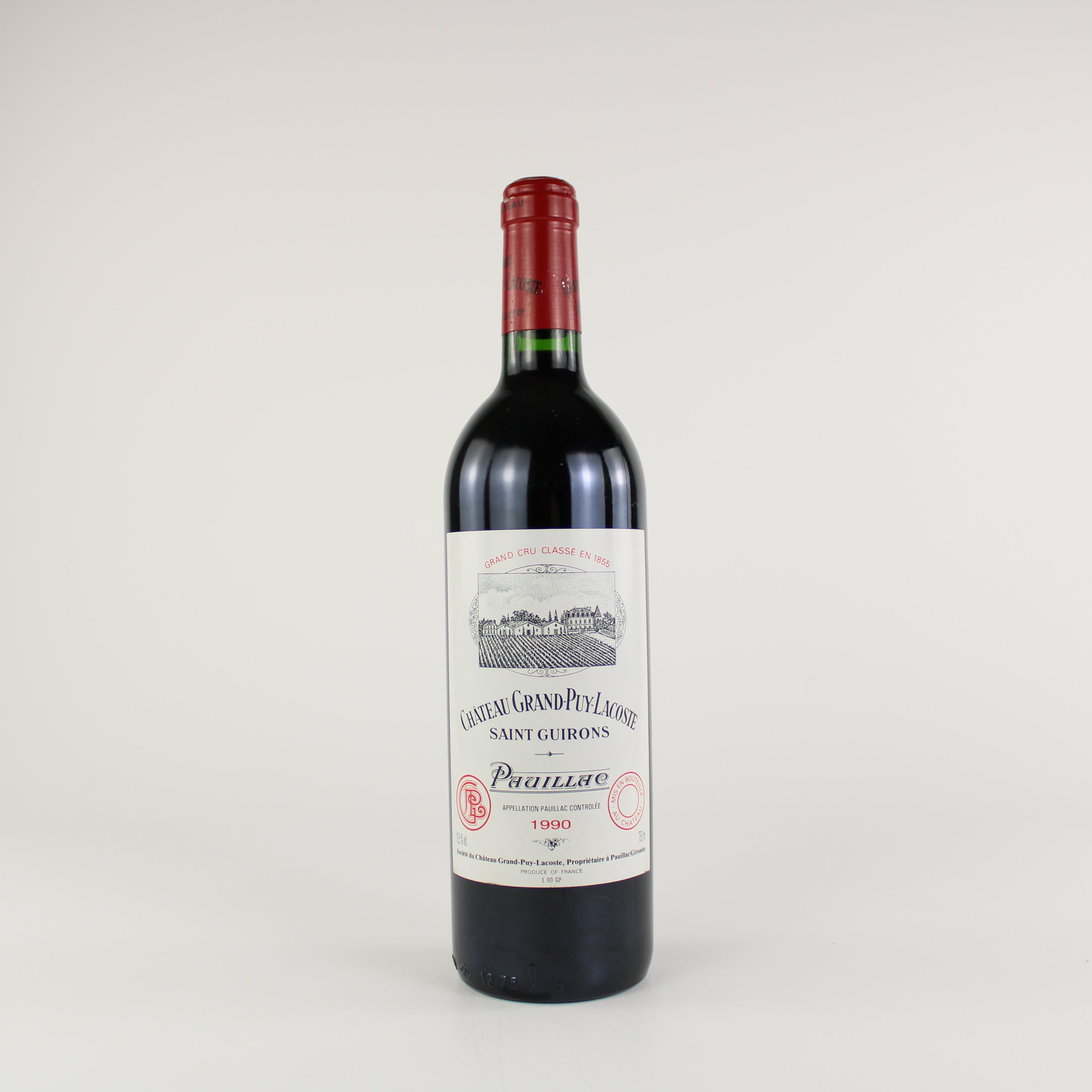 Chateau Grand-Puy-Lacoste 1990 – Clarets Fine & Rare Wines